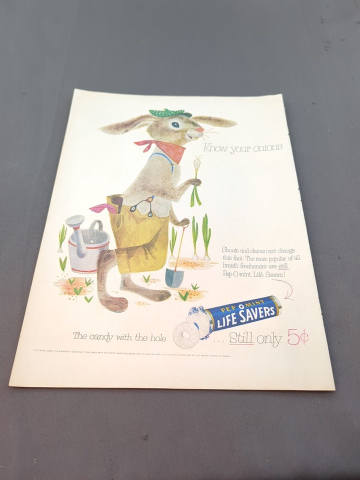 Life Savers Pep O Mint Advertisement 1950s | eBay
