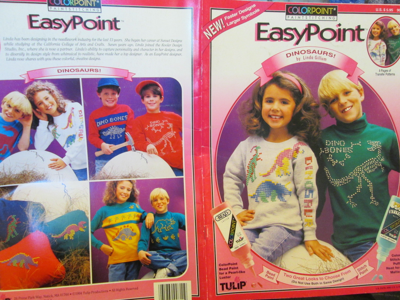 Tulip Brand Colorpoint Paint Stitching Craft Iron-On Transfer Book Your ...