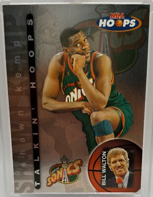 SHAWN KEMP 1997-98 Skybox Hoops Bill Walton Talkin Hoops Foil Insert #24 | eBay