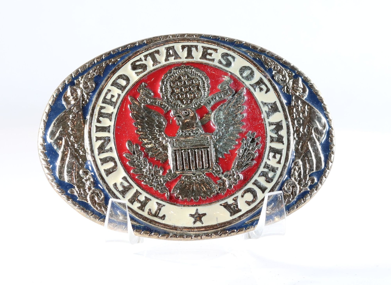 Belt Buckle The United States of America Solid Metal Buckle USA | eBay