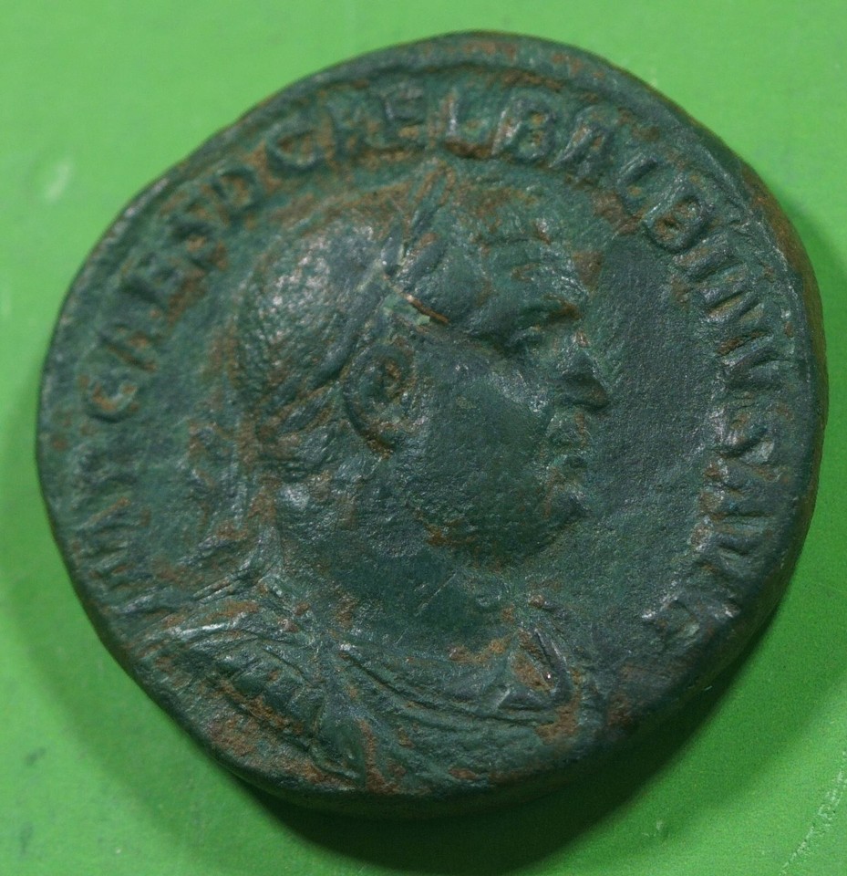 Roman Imperial ae Bronze Sestertius Coin of Balbinus CONCORDIA | eBay