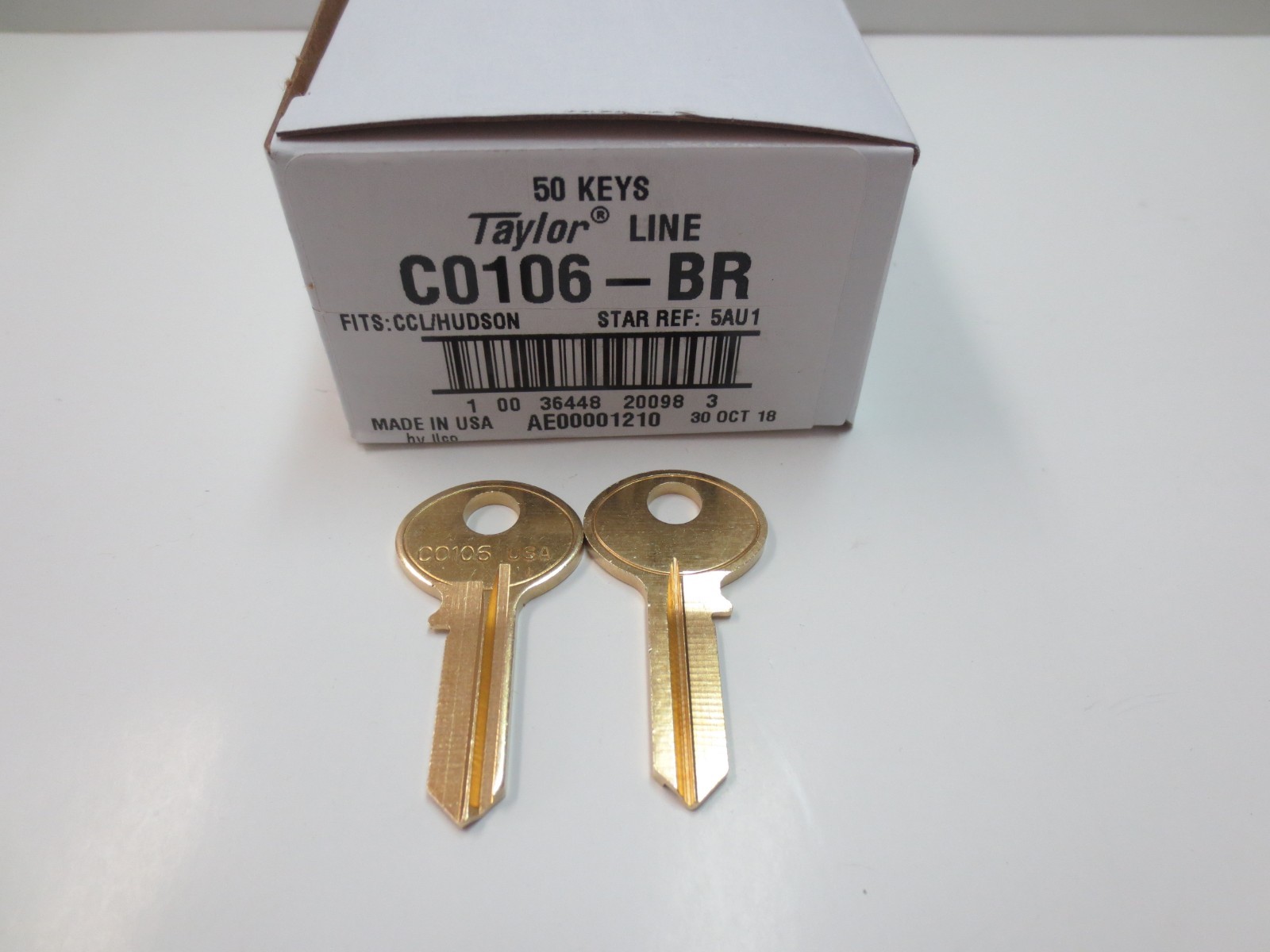 Lot 50 pc CO106 Key Blanks / CO106 1003M Key Blank / Ilco USA | eBay
