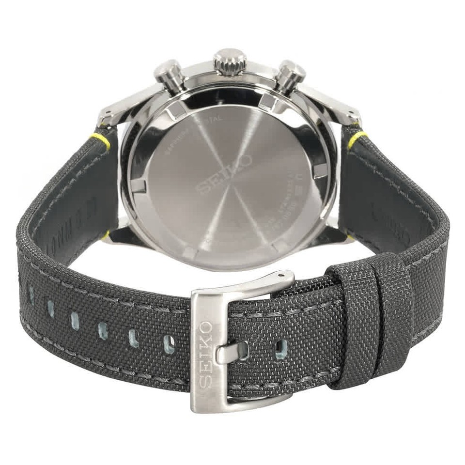 Seiko Chronograph Quartz Grey Dial Men's Watch SSB423P1 | eBay