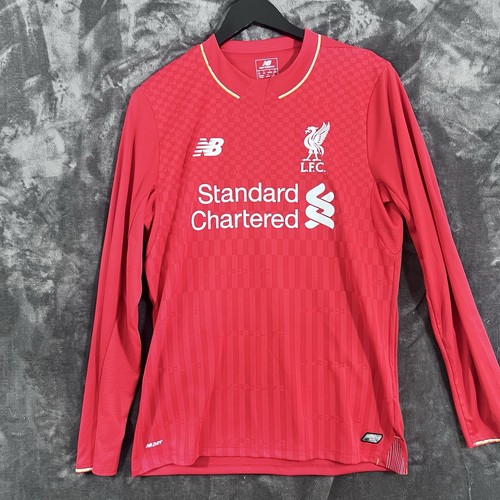 Standard Chartered 2015 - 2016 Liverpool Soccer Jersey New Balance ...