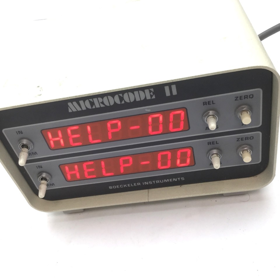 Boeckeler 2-M Digital 2-Axis Micrometer Readout DRO Microcode II Display | eBay