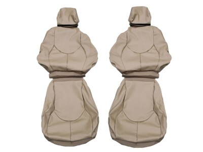 Fits: Mercedes Benz R129 96-02 JAVA LEATHER Seat Covers W/PLAIN Inserts ...