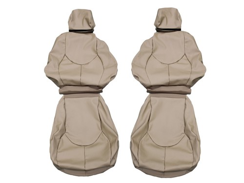 Fits: Mercedes Benz R129 96-02 JAVA LEATHER Seat Covers W/PLAIN Inserts ...