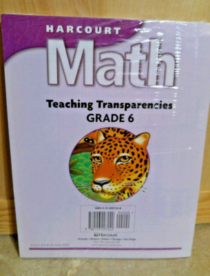 Harcourt Math 6TH GRADE 6 MATHEMATICS TEACHER'S TRANSPARENCIES ...