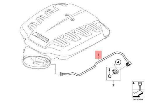 BMW E90 E92 E93 CRANKCASE VENTILATION HOSE 7838288 11617838288 OEM for ...