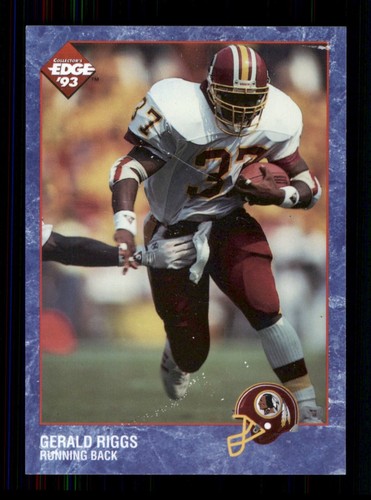 246 Gerald Riggs RB 37 Redskins 93 Collectors Edge Football Sports ...
