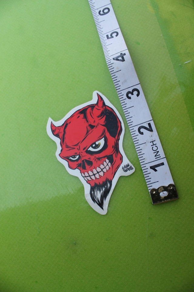 Devil Satan Goat Goatee ALAN FORBES Pop Art Surfing Skateboarding ...