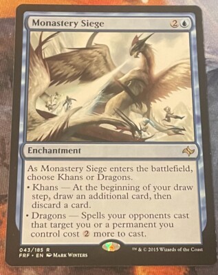 Magic the Gathering, Monastery Siege, NM | eBay