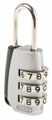 22mm Steel, Zinc Combination Padlock | eBay UK