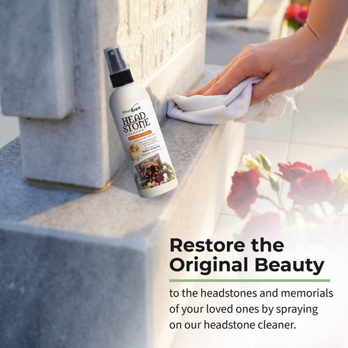 Headstone Cleaner For Graves & Memorials, Tombstone Cleaner Solution ...