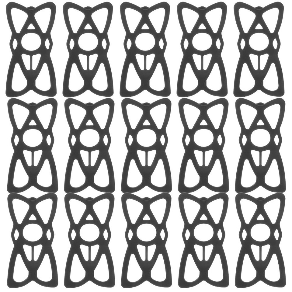 15pcs Motorcycle Phone Mount Tether Plastic Mesh Grid Security Fall ...