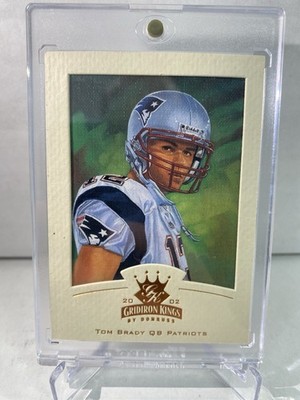 TOM BRADY Bronze Frame 2002 Donruss Gridiron Kings #55 Patriots ...