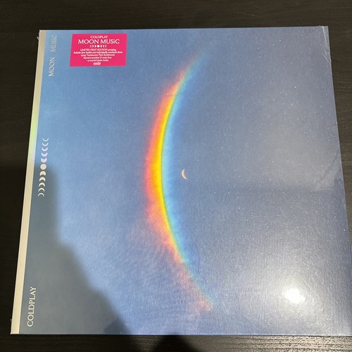 Coldplay - MOON MUSiC Ecorecord Pink LP With SIGNED Art Card Numbered ...
