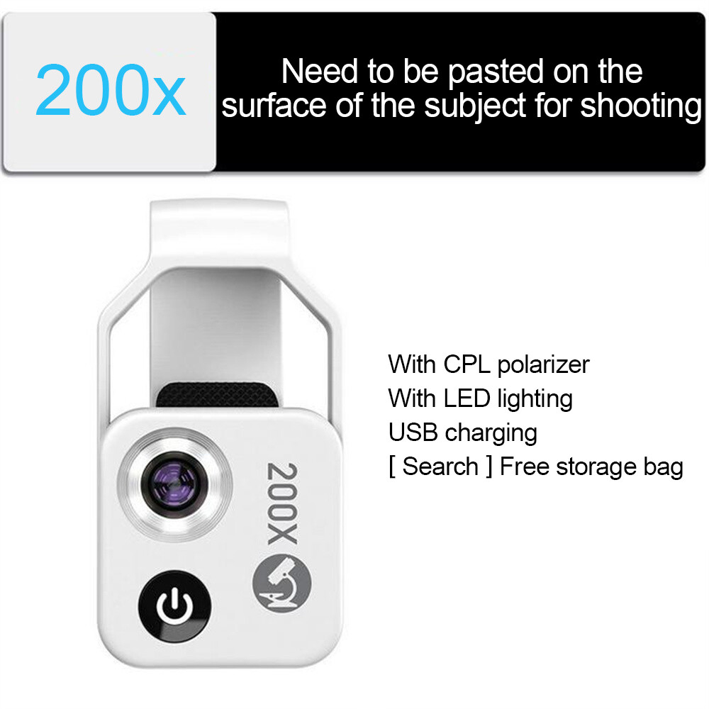 Nanozoom 200X Magnification Zoom Nanozoom Cell Phone Lens, Nanozoom ...