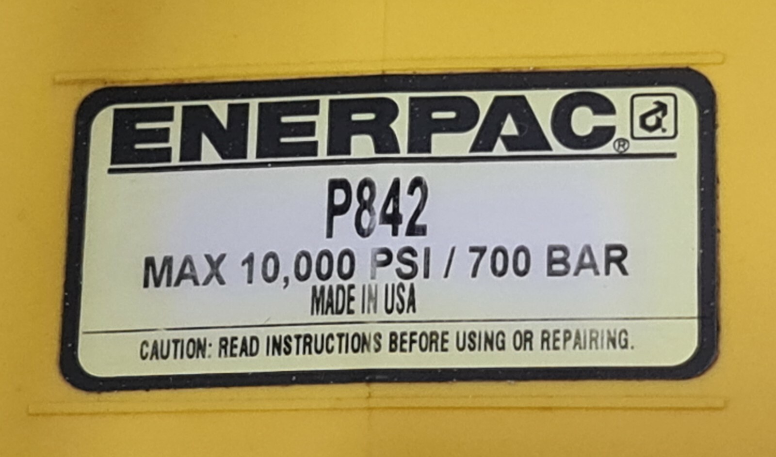 Enerpac P842 2-speed Hydraulic Hand Pump for Double Acting Cylinder 700 ...