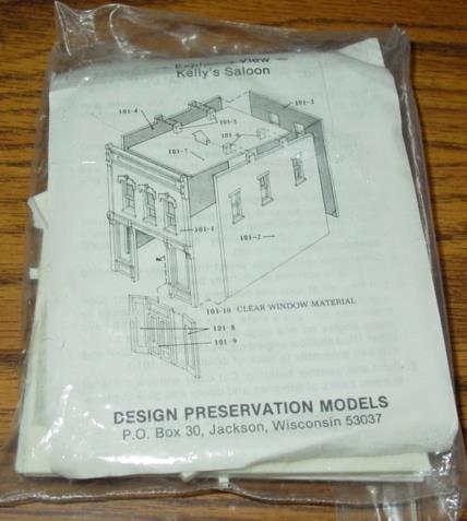 DPM - KELLY'S SALOON #101 - HO Scale Model Building Kit (NIP) NEW | eBay