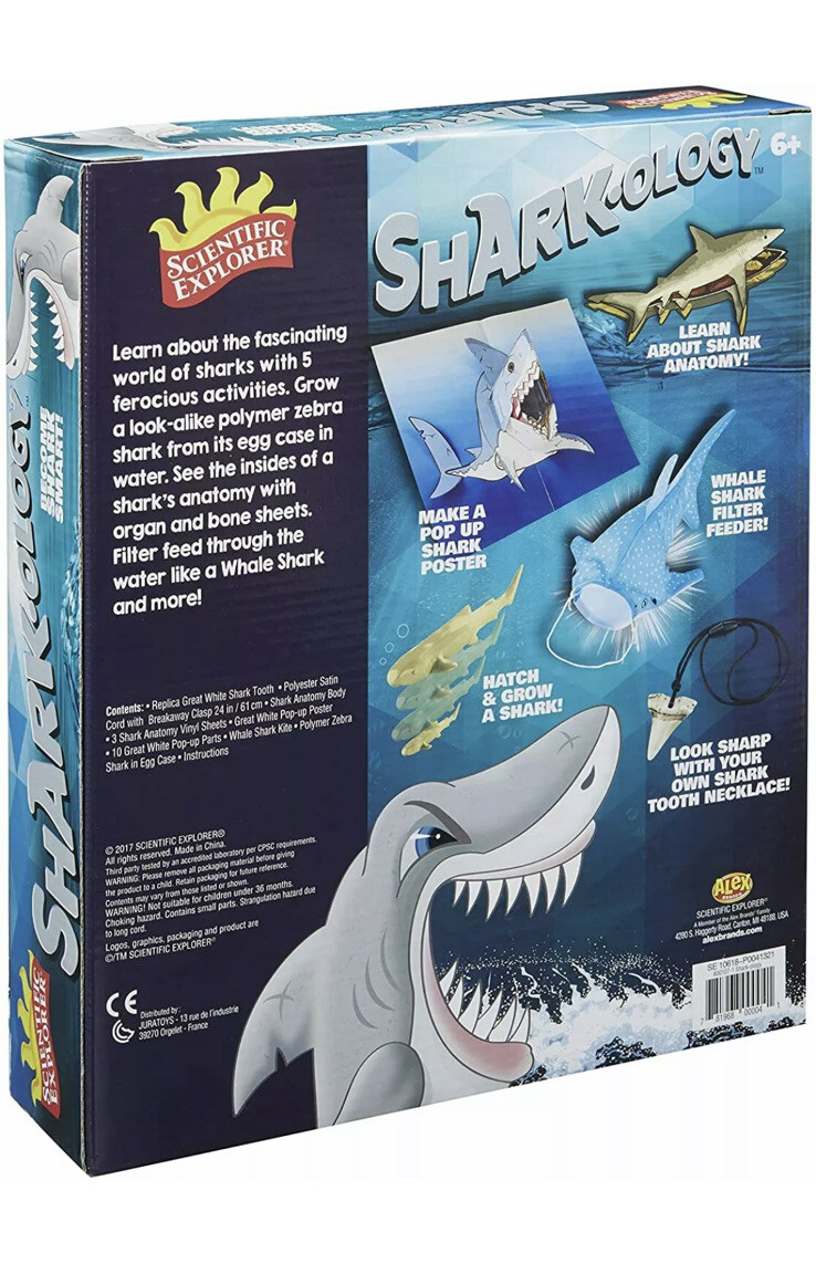 Sharkology Scientific Explorer Activity Kit Become Shark Toys Learning ...