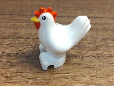Lego Duplo White Chicken Hen Rooster for Farm House Animal Zoo A16 | eBay