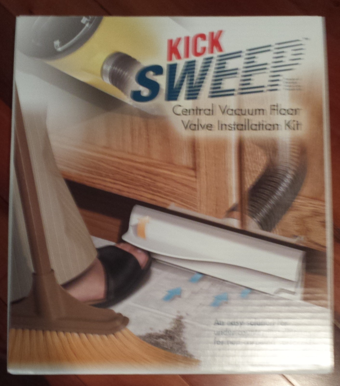 KICK SWEEP CENTRAL VACUUM FLOOR VALVE INSTALLATION KIT BLACK BNIB | eBay