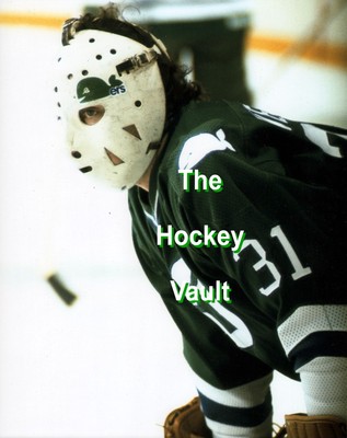 New England WHALERS Mike VEISOR #31 Whale MASK Custom LAB 8X10 Very ...