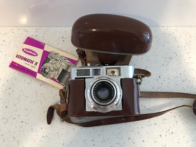 Vintage Voigtlander Prontor SLK II Camera Color Skopar 1:2.8 50 W/ Case ...