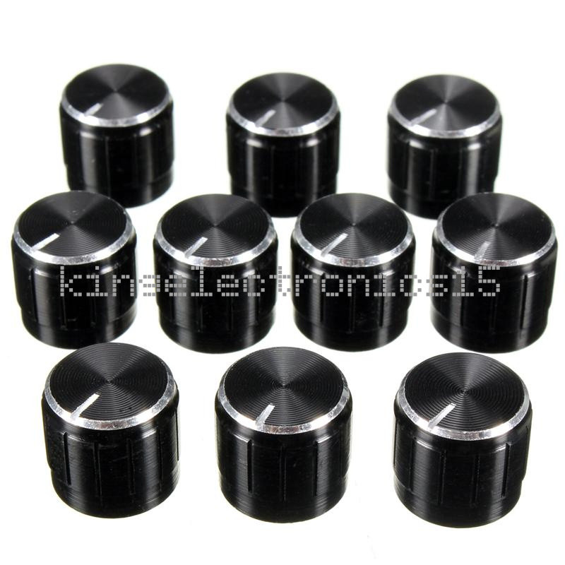 10pc Volume Control Rotary Knobs For 6mm Dia Potentiometer Durable | eBay