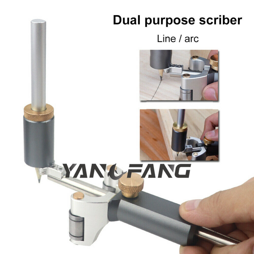 Woodworking Scribe Tool Linear Arc Scriber Kit Easy Grip for Acrylic W ...