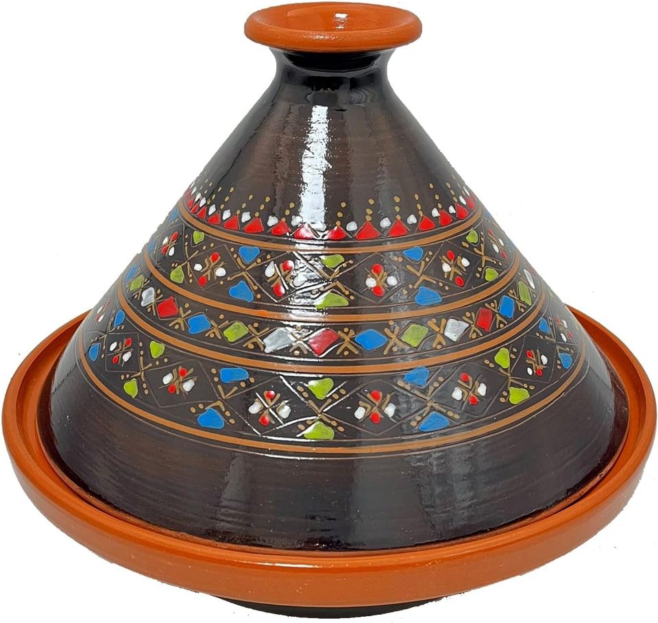 Tajine in Terracotta XL 32Cm – Autentica Pentola Etnica Marocchina ...
