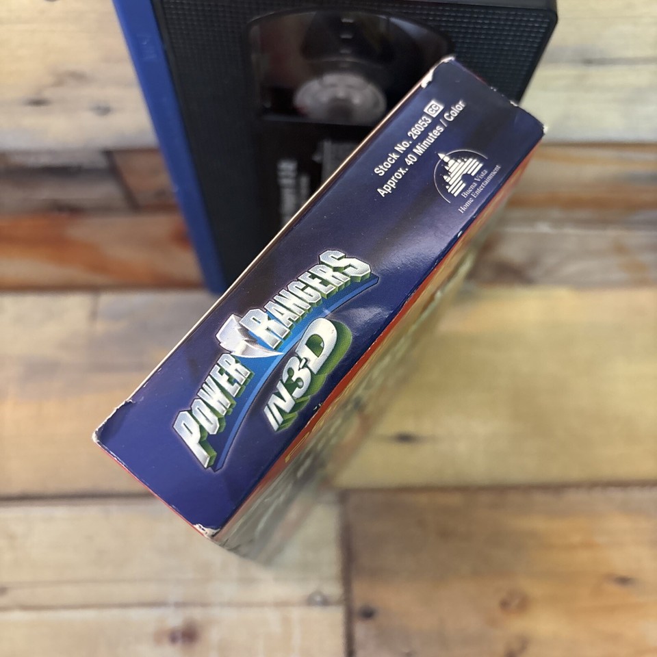 Power Rangers In 3D VHS Tape Used | eBay