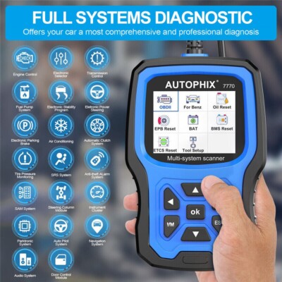 MERCEDES GLA GLB GLC GLE OBD2 Full System Car Diagnostic Scanner Tool ...