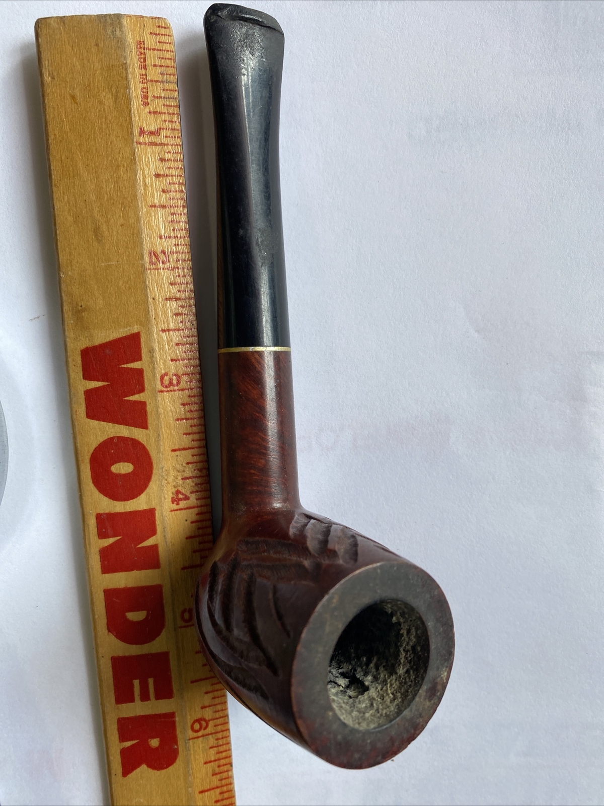 Willard Imported Carved Briar Silver Band Billiard Tobacco Smoking Pipe ...