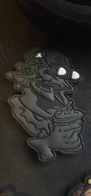 Fog,WASTELAND KOOKS BLACK ON BLACK PVC PATCH ,fog, WRM FZY, WHITE PHOS ...