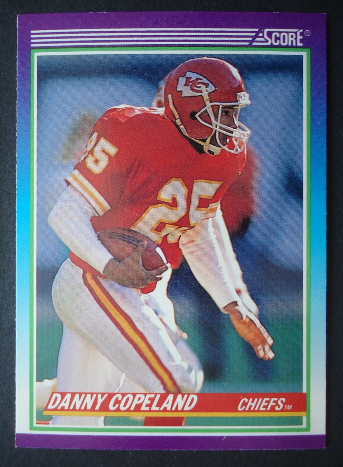 NFL 464 Danny Copeland Kansas City Chiefs Score 1990 (6,4 x 8,9) | eBay