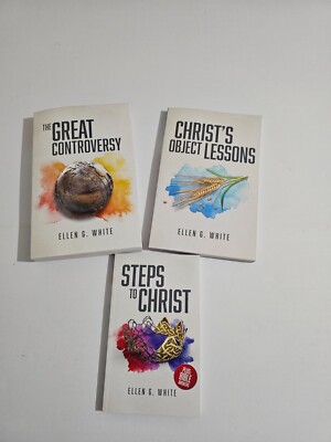 Lot of 3 Ellen G. White Books Adventist Theology Christian Home Library ...