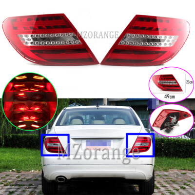 Left Right LED Rear Tail Light Lamp for Mercedes Benz C-Class W204 S204 ...