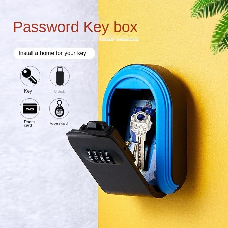 Password Lock Key Storage Password Box, Fully Plastic Password Key Box ...