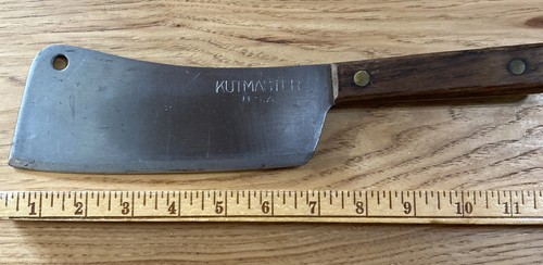 1940's Kutmaster USA Utica Cutlery Co Meat Cleaver Knife | eBay