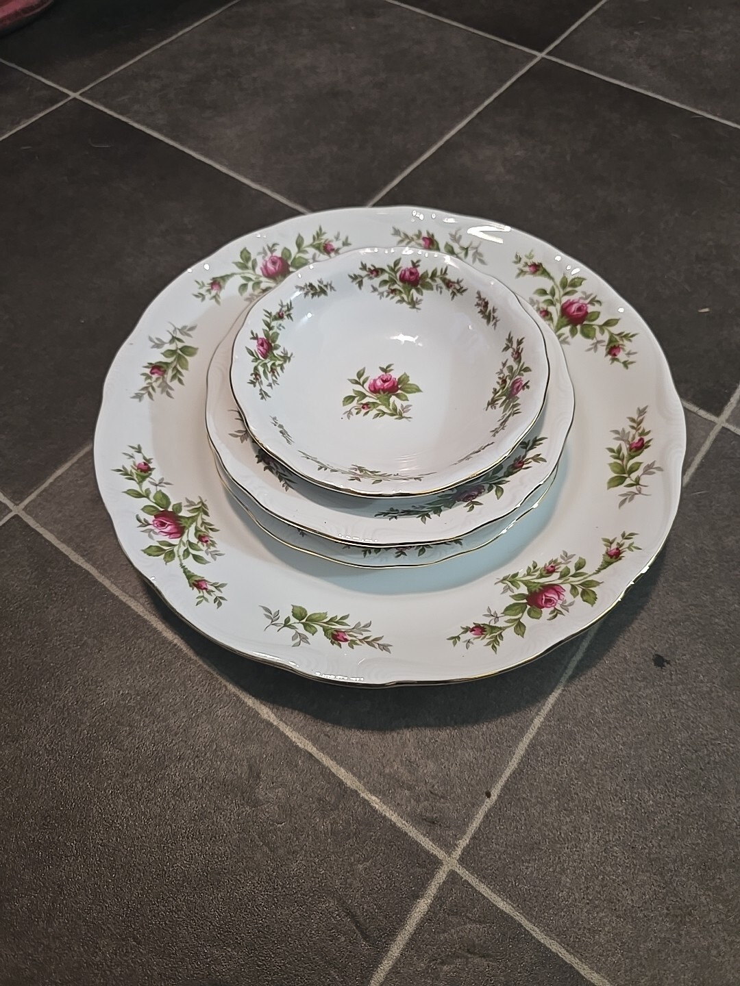 johann haviland traditions fine china moss rose Set | eBay