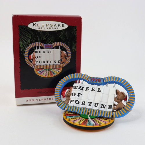 Hallmark Wheel of Fortune Keepsake Christmas Ornament Anniversary ...