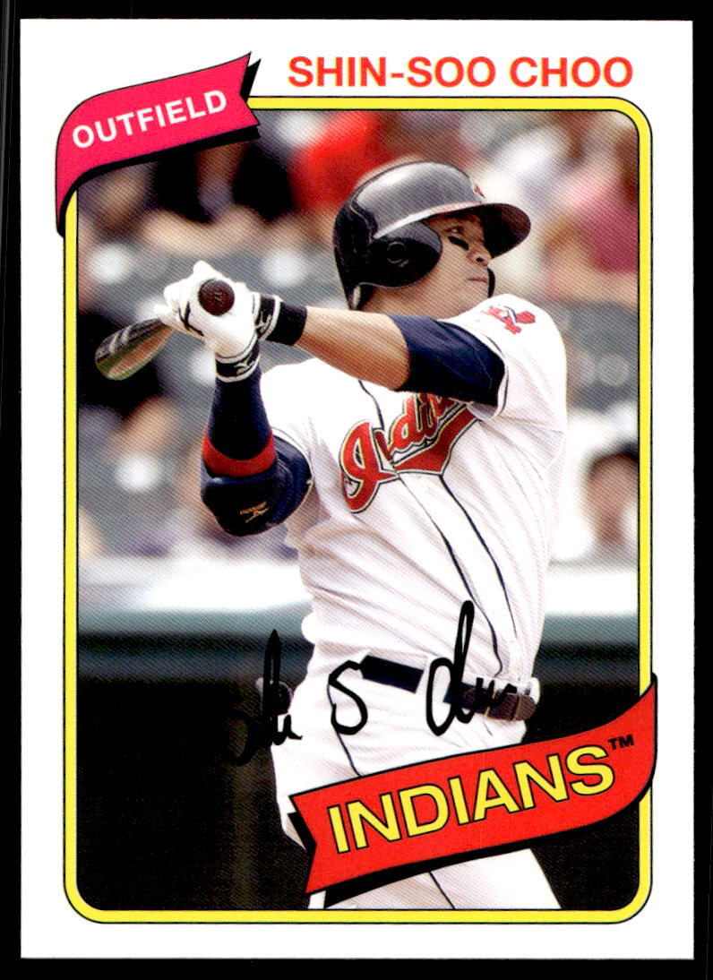 2012 Topps Archives 128 Shin-Soo Choo Cleveland Indians Baseball Card ...