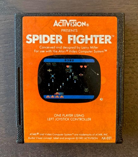 Spider Fighter - Activision Game Cartridge For Atari (1982) | eBay