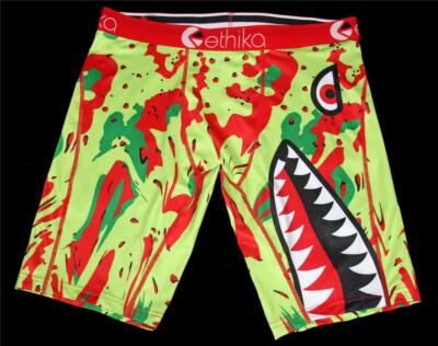 Ethika the Staple BOMBER Camo Drip Colorful Art Red Green Boxers Men's ...