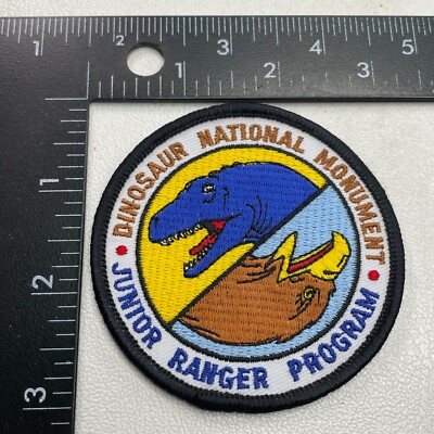 c 1990s DINOSAUR NATIONAL MONUMENT JUNIOR RANGER PROGRAM Colorado Patch ...