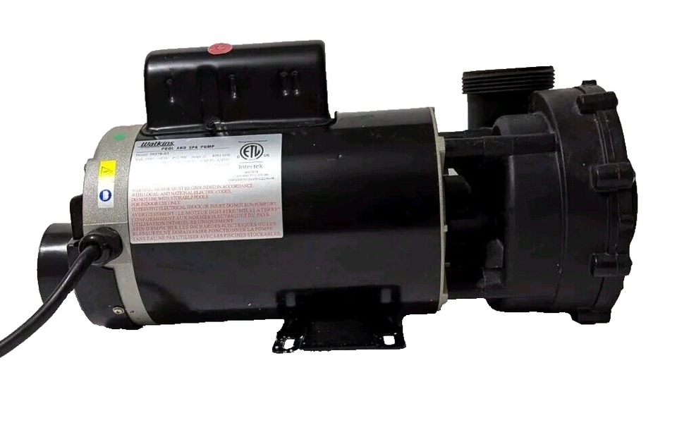 Watkins Wavemaster 9000 2.5 HP 1 Speed 230v Hot Tub Jet Pump (Relia Flo ...