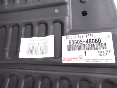 Genuine OEM Toyota 53805-0E040 Passenger Front Fender Liner 2008-2011 ...