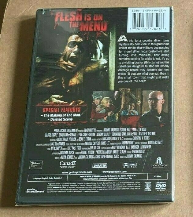 The Mad (DVD, 2007) Billy Zane Sealed 796019798266 | eBay